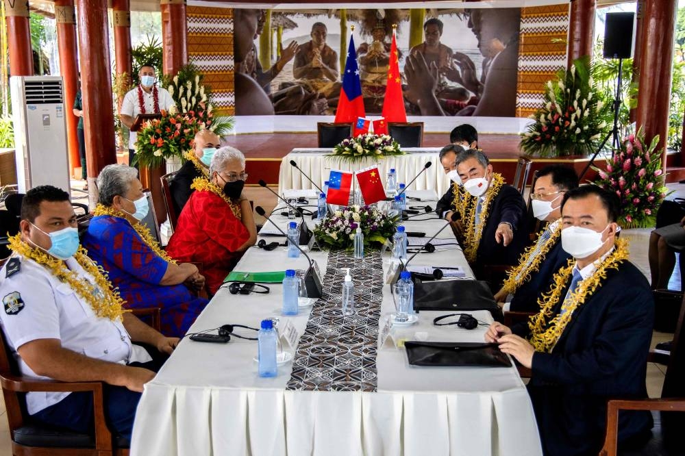 Samoa signs China agreement amid South Pacific push | Malay Mail