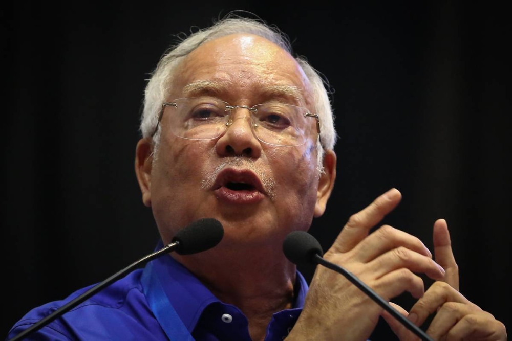 At BN convention, Najib says didn’t steal, only accused of laundering ...