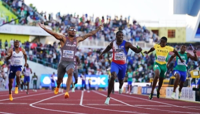 Canada win men's 4x100 relay at World Championships | Malay Mail