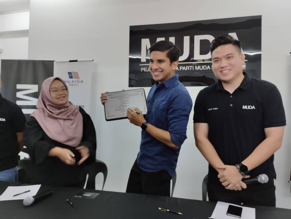 Muda president Syed Saddiq vows to ensure no politics of division in ...