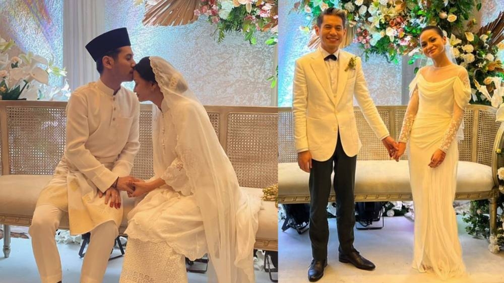 Actress Sharifah Amani ties knot with Impact Integrated CEO Ahmed Faris ...