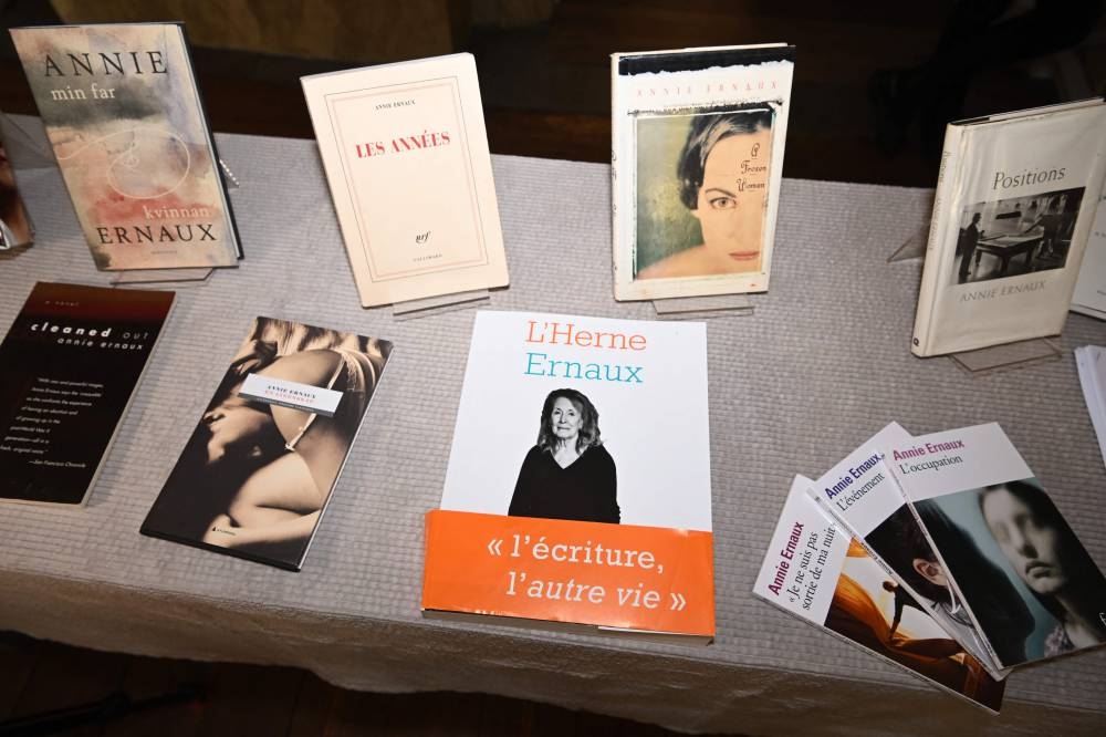 French author Annie Ernaux wins Nobel Literature Prize | Malay Mail