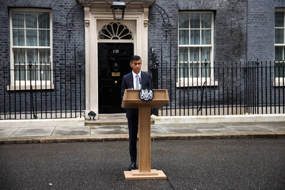 UK PM Sunak's office says 'the hard work begins now' | Malay Mail