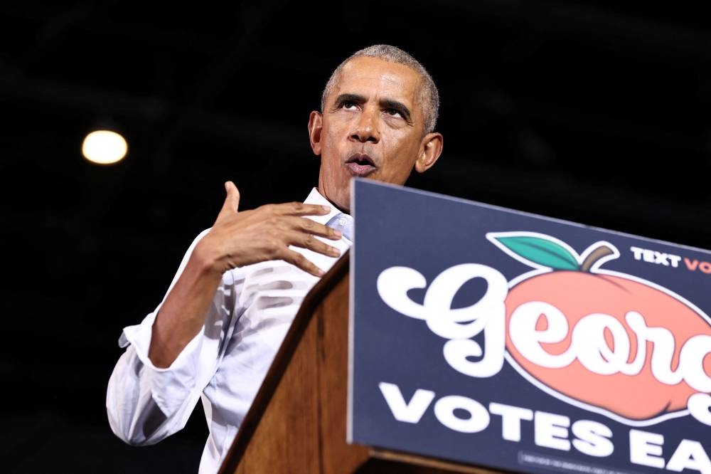 Obama brings Democratic star power to key Georgia US Senate race ...
