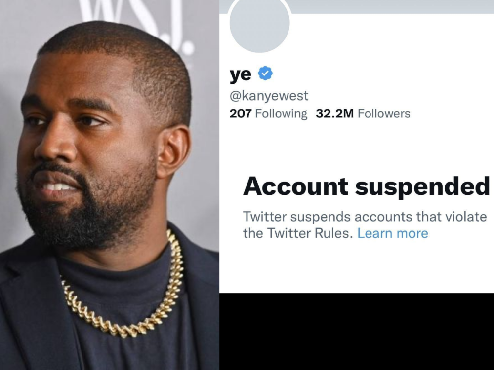 Kanye suspended from Twitter following controversial tweets, swastika ...