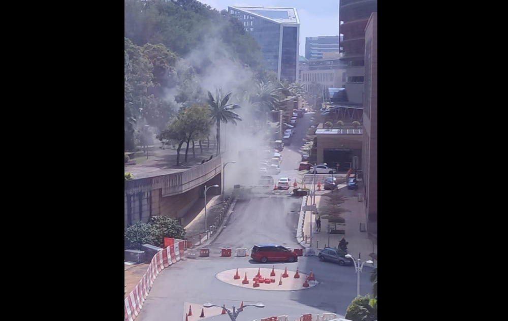 MoF says waiting for official report after fire breaks out at building ...