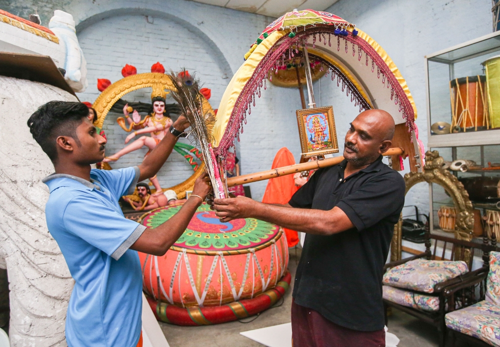 Ipoh ‘kavadi’ makers and bearers relieved things are back to normal ...