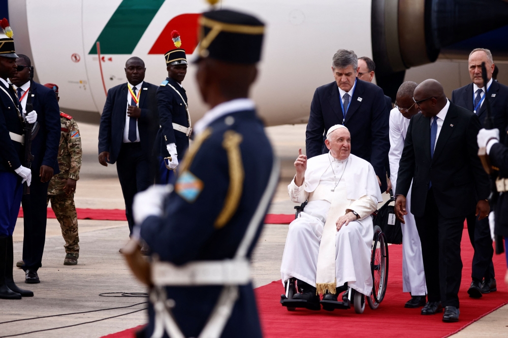 Pope Francis arrives in Congo as conflict rages in country’s east ...