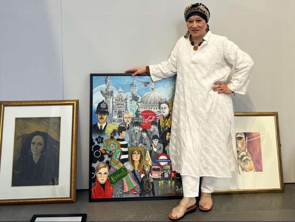Better late than never: At 71, Malaysian artist Sharifah Aziah Ben ...