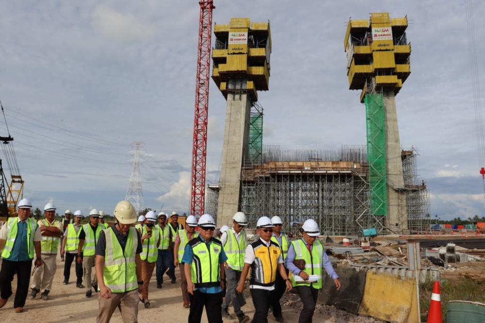 Sarawak deputy premier says satisfied with construction of nation's ...