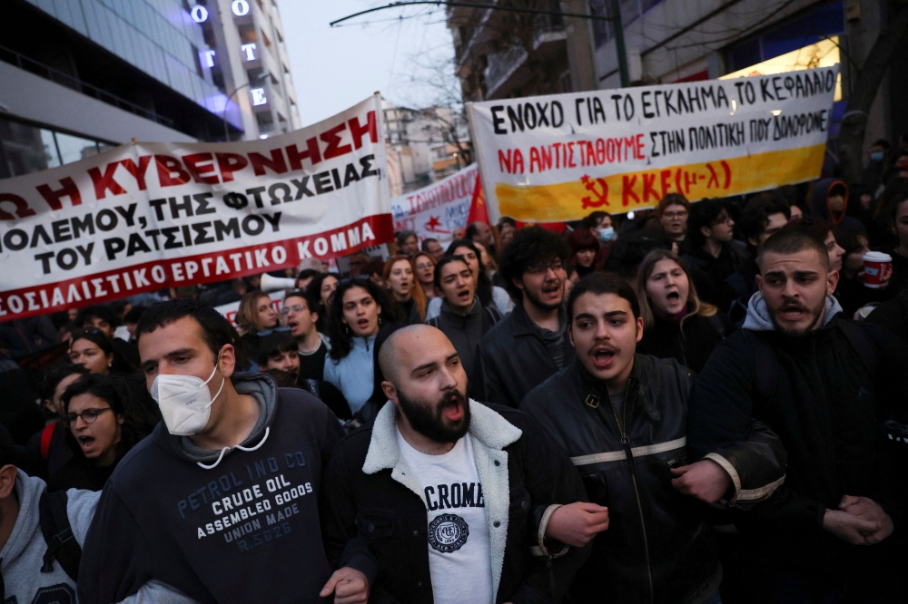 Strike, protests in Greece as anger grows over train crash | Malay Mail