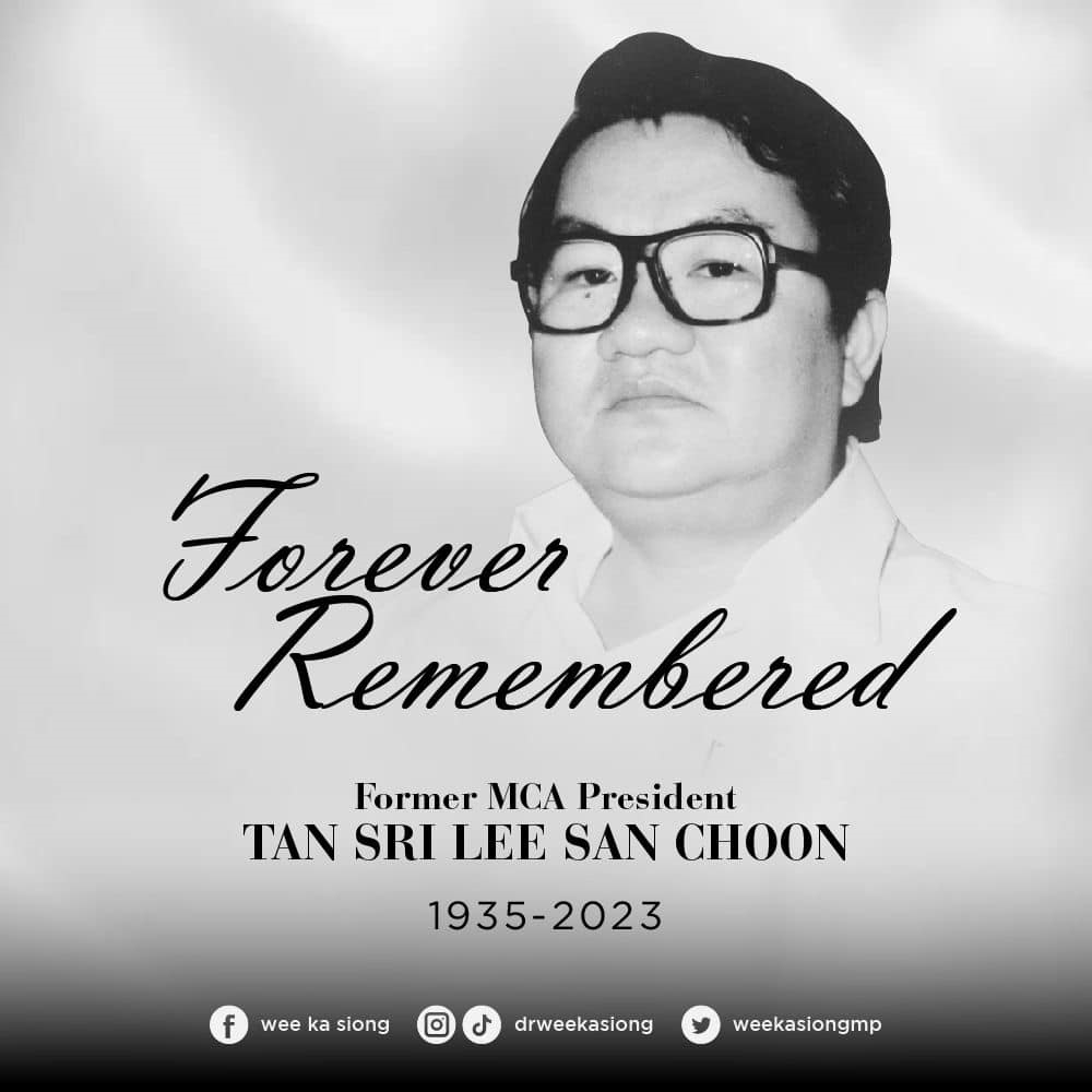 Former MCA president Lee San Choon dies at 87 | Malay Mail