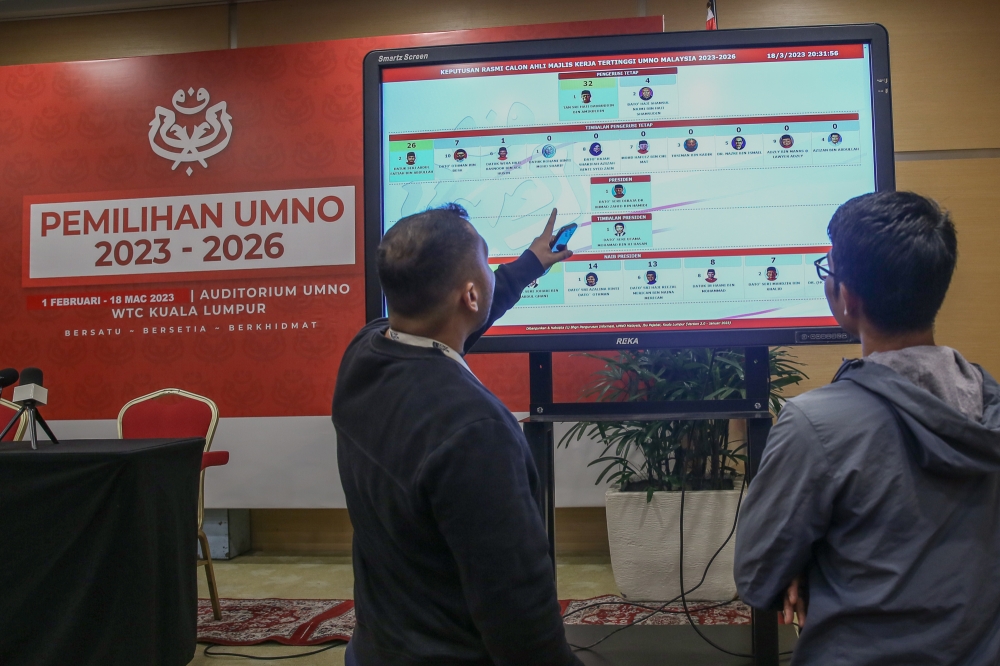 Umno awaits internal election results with Wan Rosdy, Khaled, Johari ...