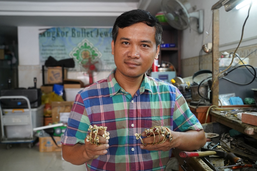 From war to peace: Cambodian goldsmith turns bullet casings into jewellery | Malay Mail