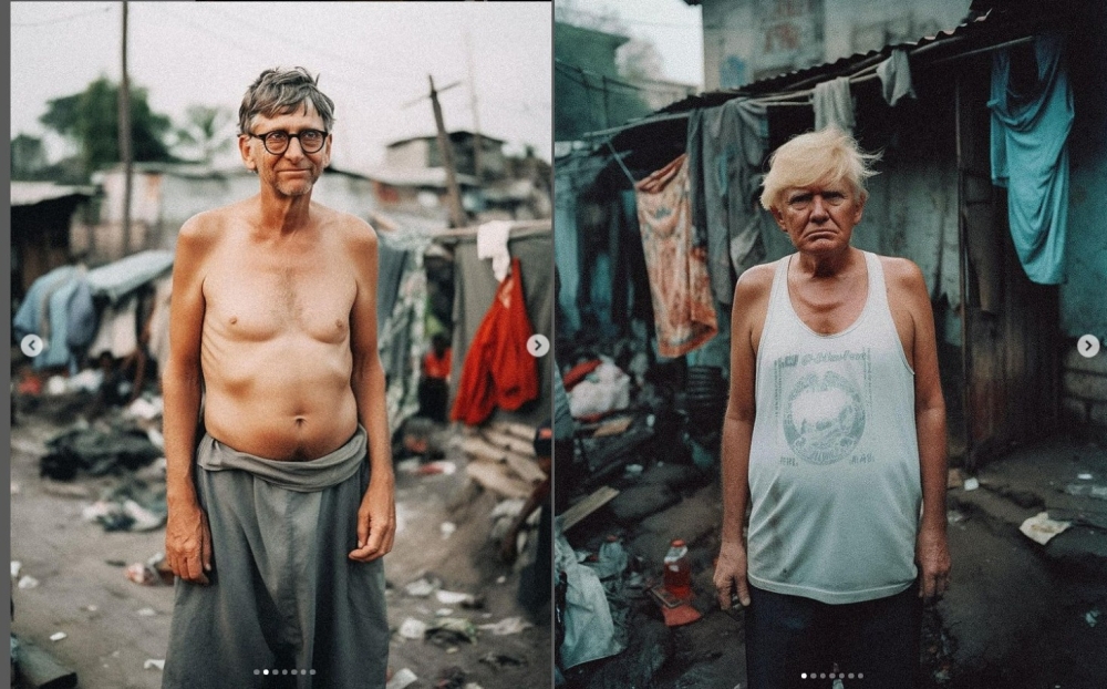 Slumdog billionaires — Indian artist’s AI images of world’s richest men ...