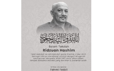 Fahmi extends condolences over death of well-known actor Ridzuan Hashim ...