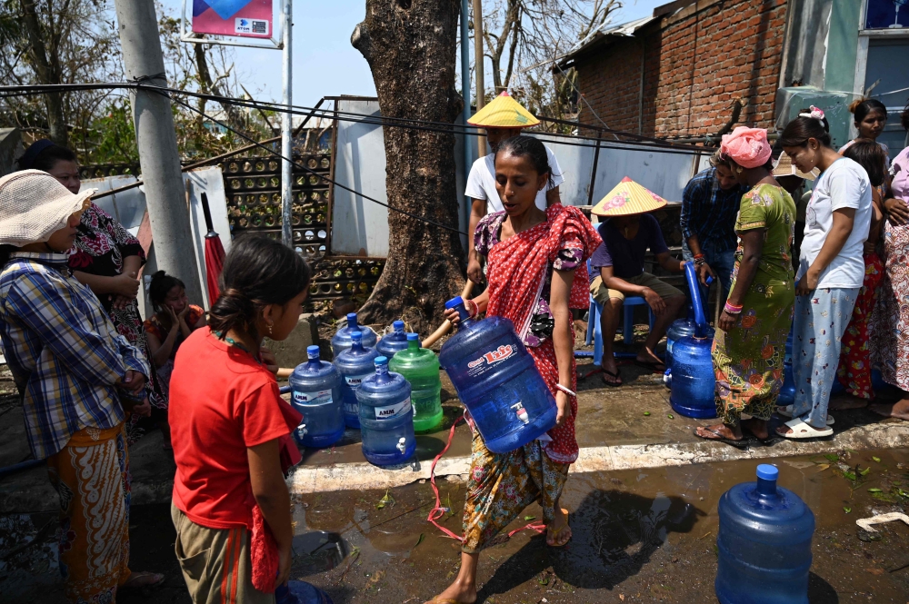 Myanmar residents hunt for water as UN asks junta for access | Malay Mail