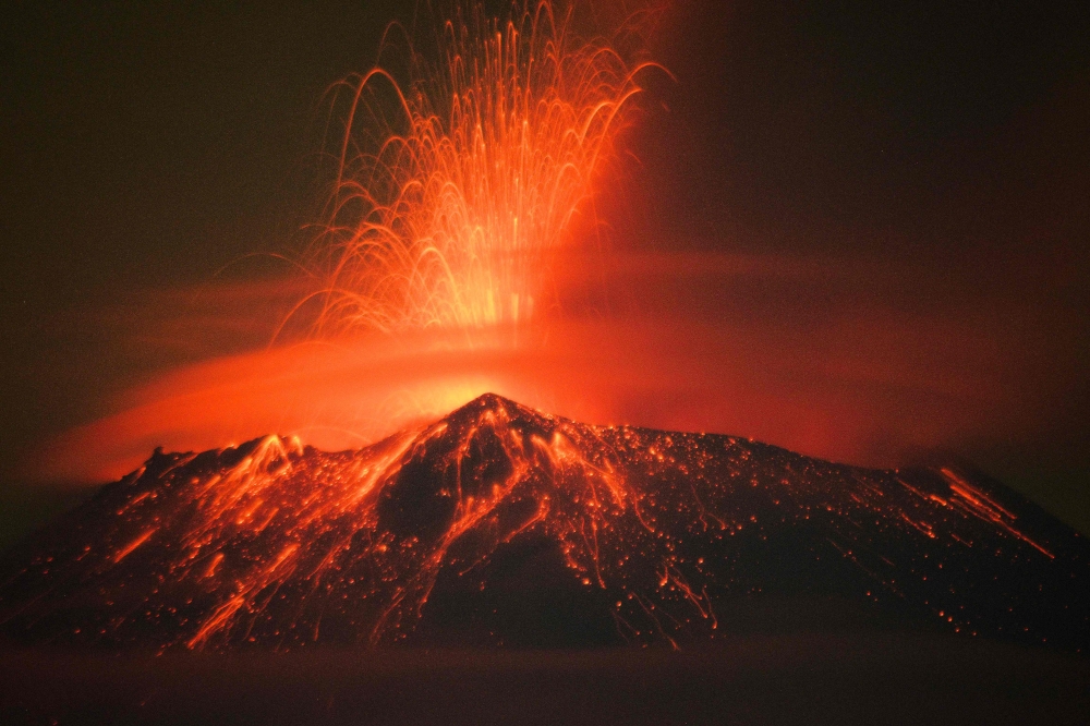 Mexico raises alert level as volcano ejects smoke, ash, lava | Malay Mail