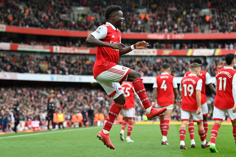 Saka signs new long-term contact at Arsenal | Malay Mail