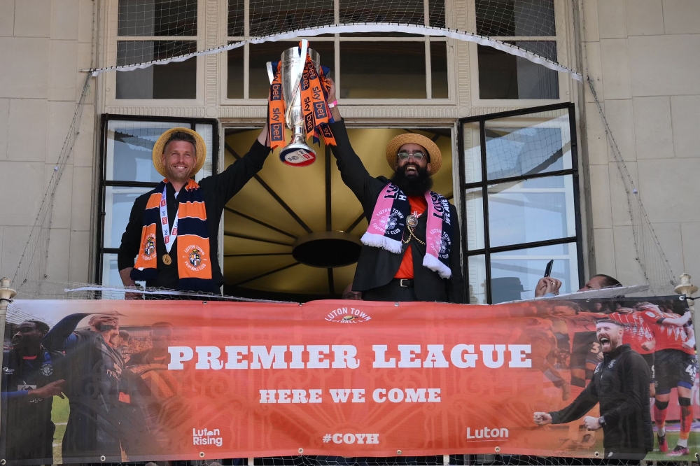 Luton celebrate Premier League promotion with victory parade | Malay Mail