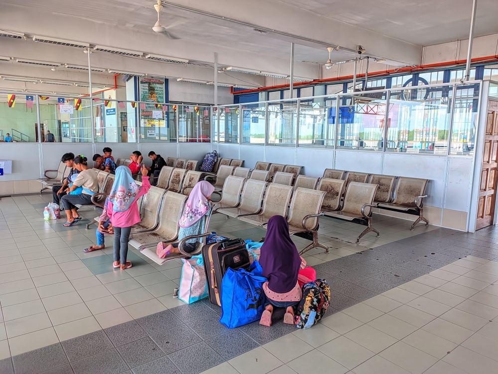 Quiet sight at Sibu Express Boat Terminal as folks now prefer link road ...