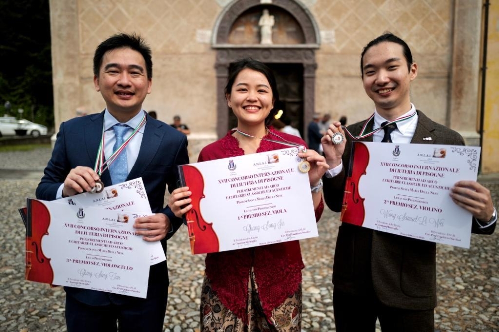 Malaysian violinmakers win four medals at international competition in ...