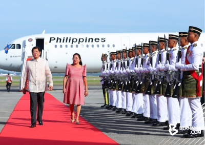 Philippine President Marcos Jr arrives in Malaysia for three-day state ...