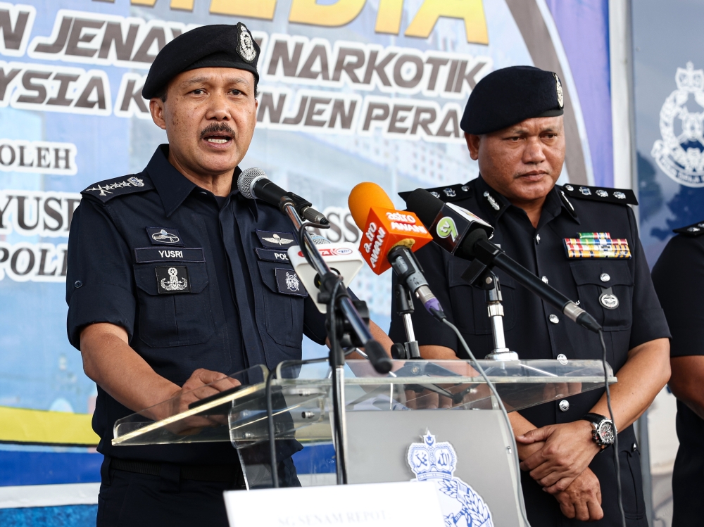 Perak police chief: Cops nab four men, seize drugs worth over RM400,000 ...