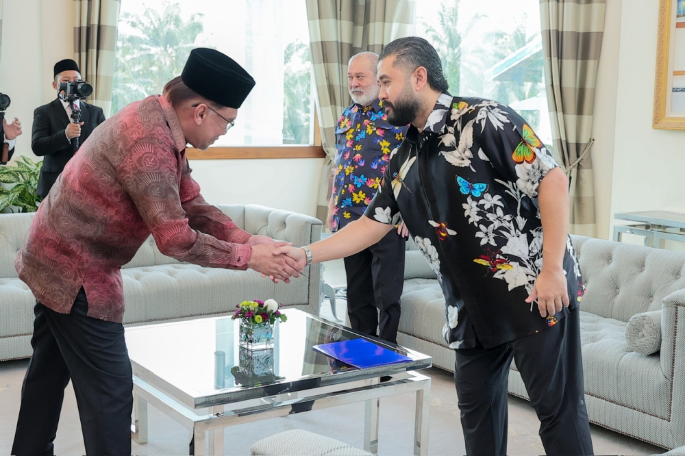 PM Anwar calls on Johor Sultan, crown prince TMJ | Malay Mail