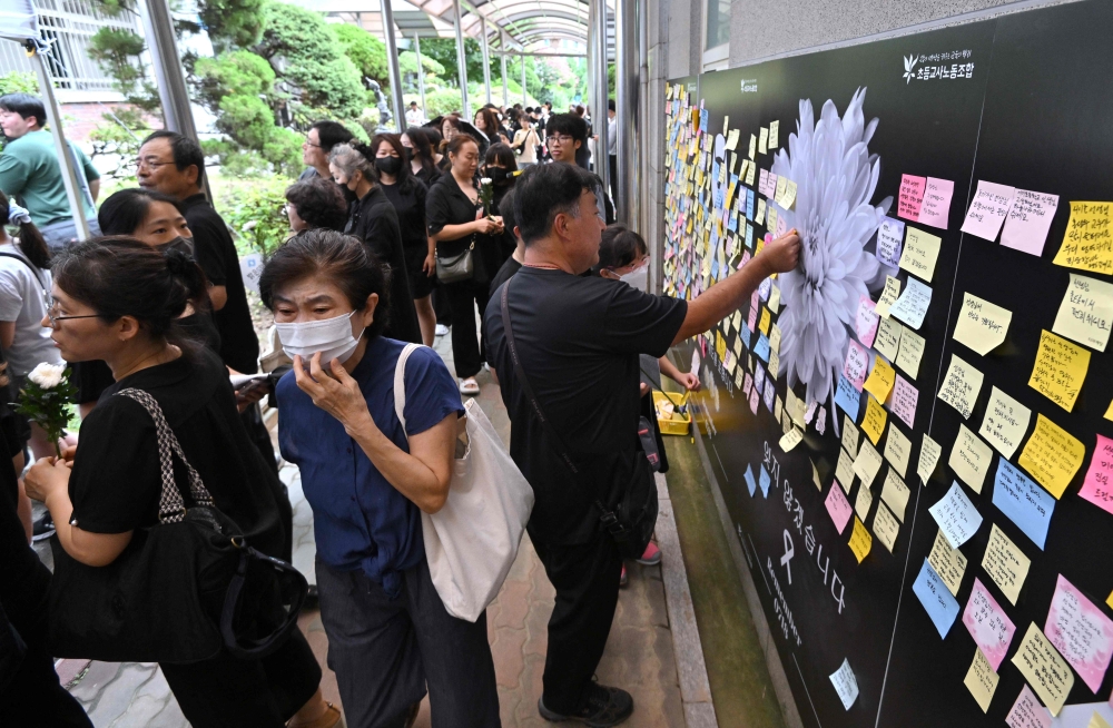 Teacher’s death prompts soul searching in education-obsessed S. Korea | Malay Mail