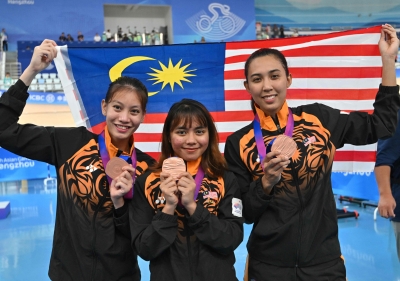 Asian Games: Double bronze delight for Malaysia in team sprints | Malay ...