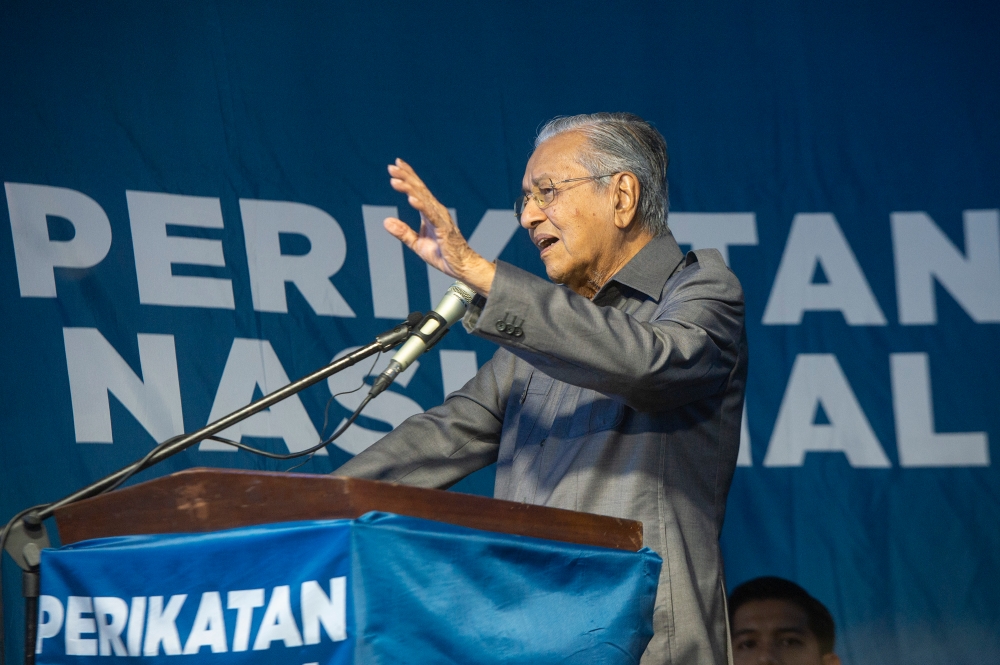 PAS rubbishes rumours of Perikatan fielding Dr Mahathir in Kemaman by ...