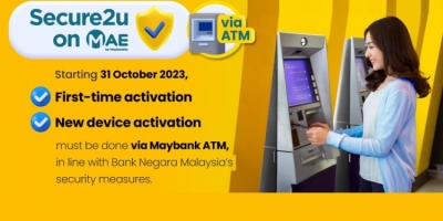 Maybank: Got a new phone? You can only activate Secure2u via ATM from ...