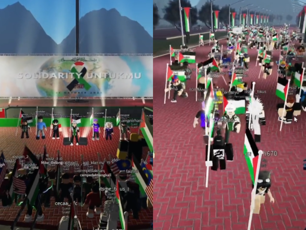 Virtual solidarity with Palestine on online platform Roblox was ...