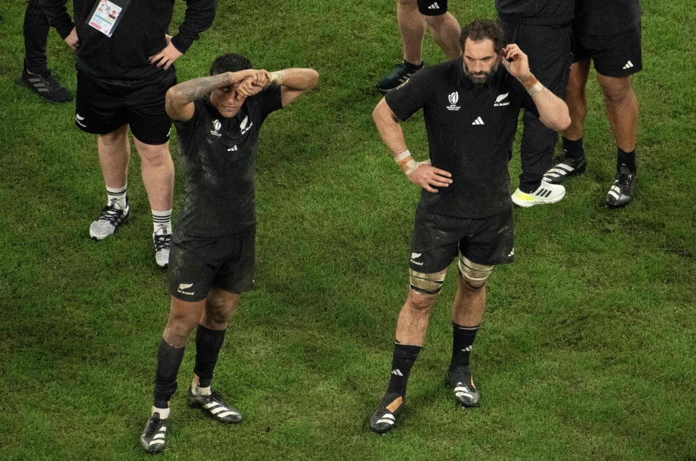 Distraught All Blacks left with little to say after seismic defeat ...