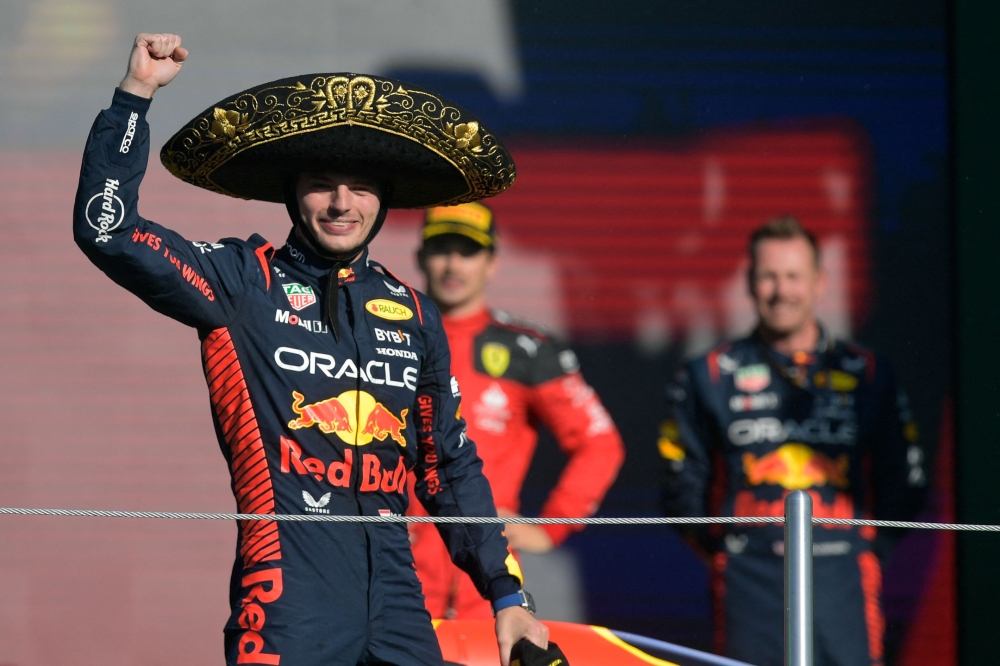 Verstappen claims record victory to draw level with Prost | Malay Mail