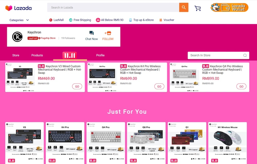 Keychron is officially in Malaysia — official web store opening at Lazada on 11.11 | Malay Mail