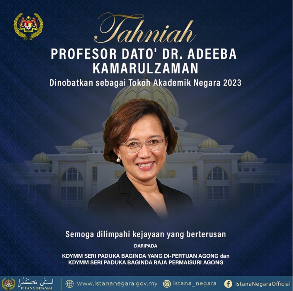 Agong congratulates Dr Adeeba, Helen Selvanathan on their achievements ...