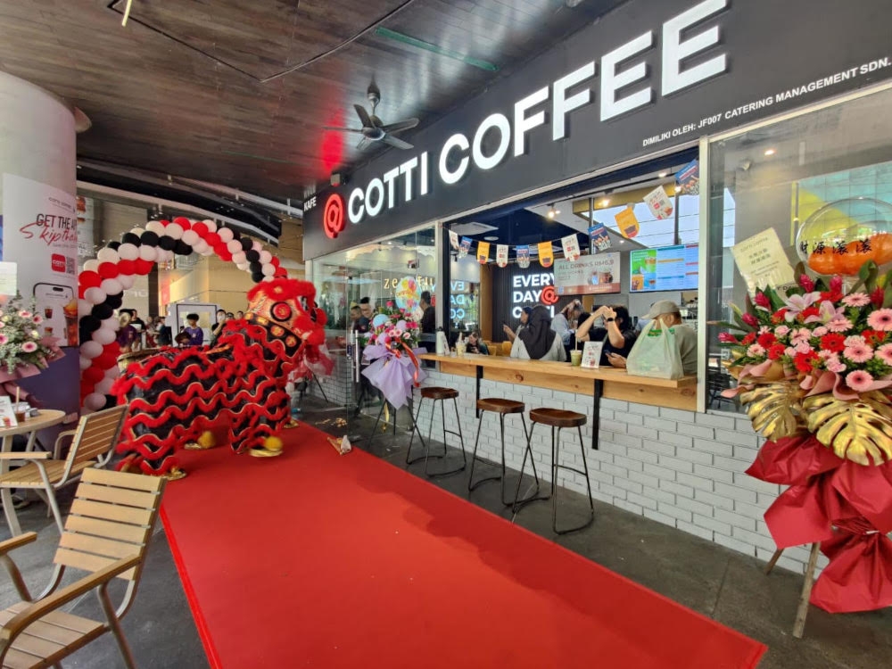 Cotti Coffee makes its debut in Malaysia with JB store opening | Malay Mail