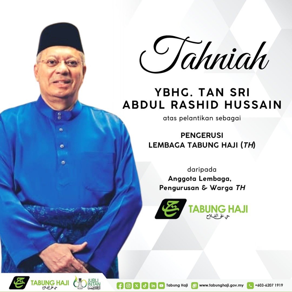 RHB Group founder Rashid Hussain named Tabung Haji chairman | Malay Mail