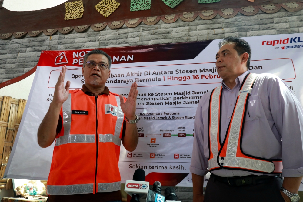 Rapid Rail: Ampang-Putra Heights LRT passengers can continue journey to Masjid Jamek from ...