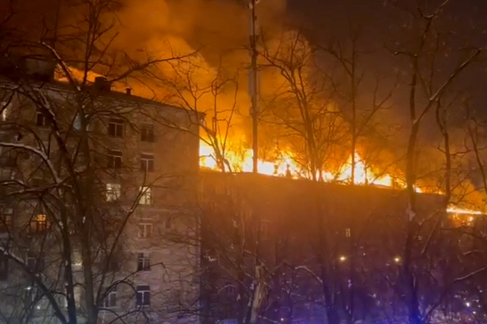 Major fire at Moscow residential building contained, reports ...