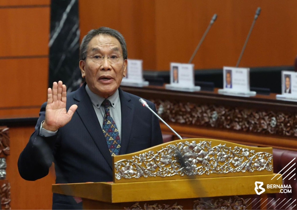 Mutang Tagal is first Dayak Dewan Negara president, succeeding fellow ...