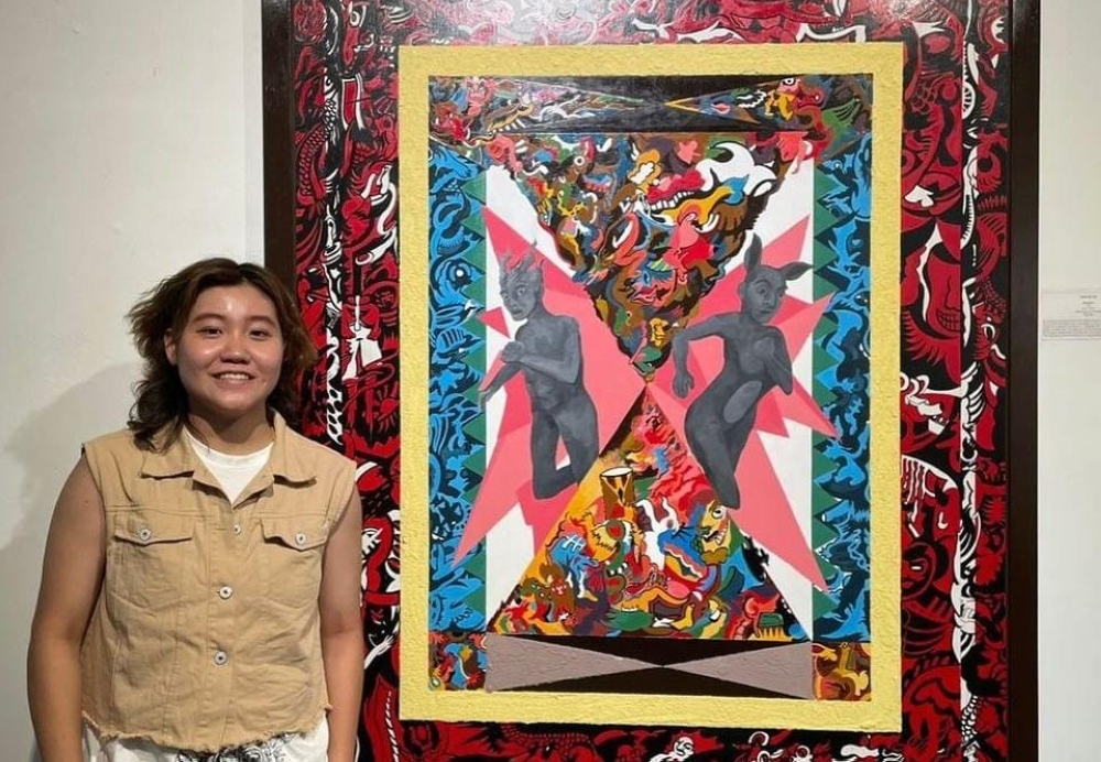 Aspiring athlete to artist : Malaysian Institute of Art graduate holds ...