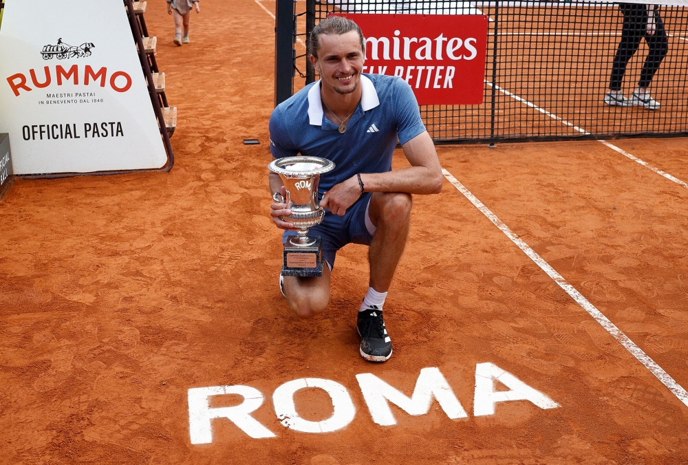 Zverev wins sixth Masters title at Italian Open | Malay Mail