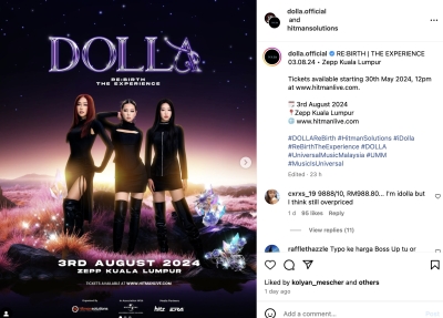 Dolla to hold debut concert in August | Malay Mail