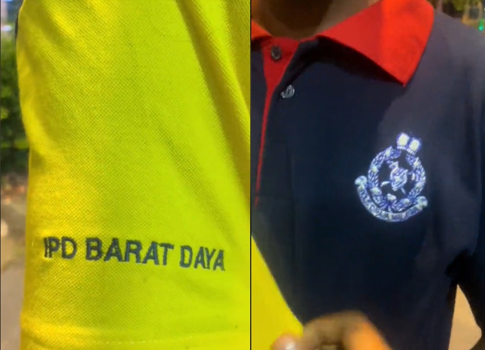 ‘Made for social activities’: PDRM logo shirt worn by foreign man in ...