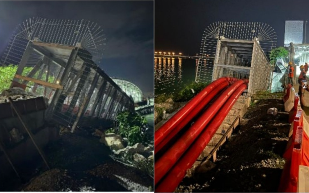 TNB starts fixing collapsed cable bridge in Bayan Lepas, promises ...