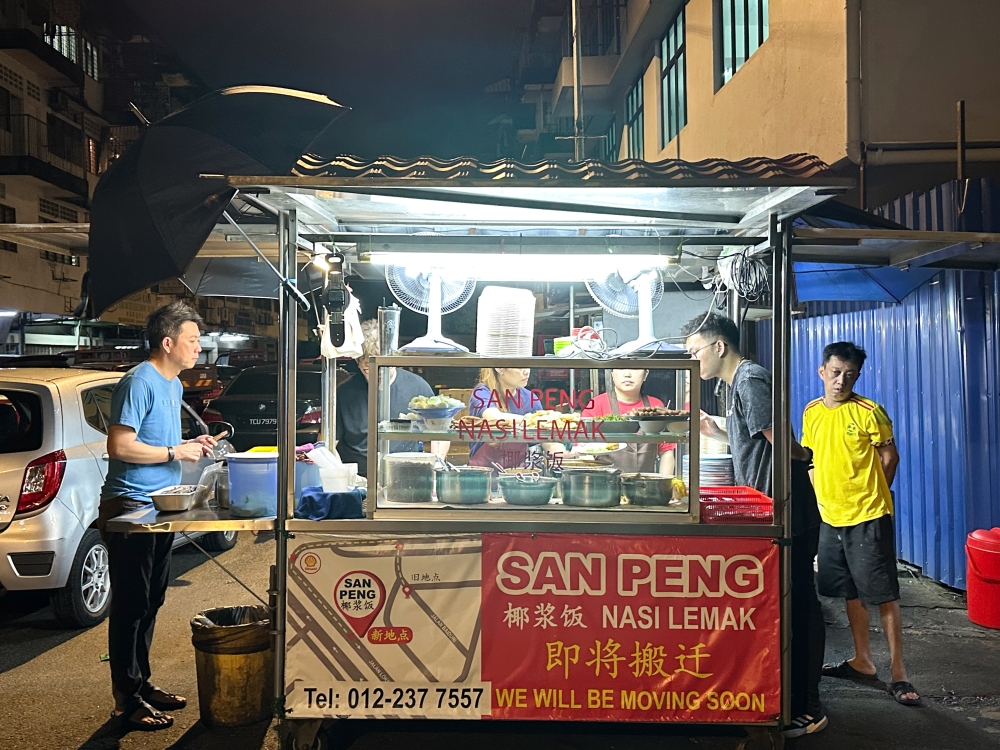 40-years plus San Peng Nasi Lemak will move to a brick-and-mortar shop ...