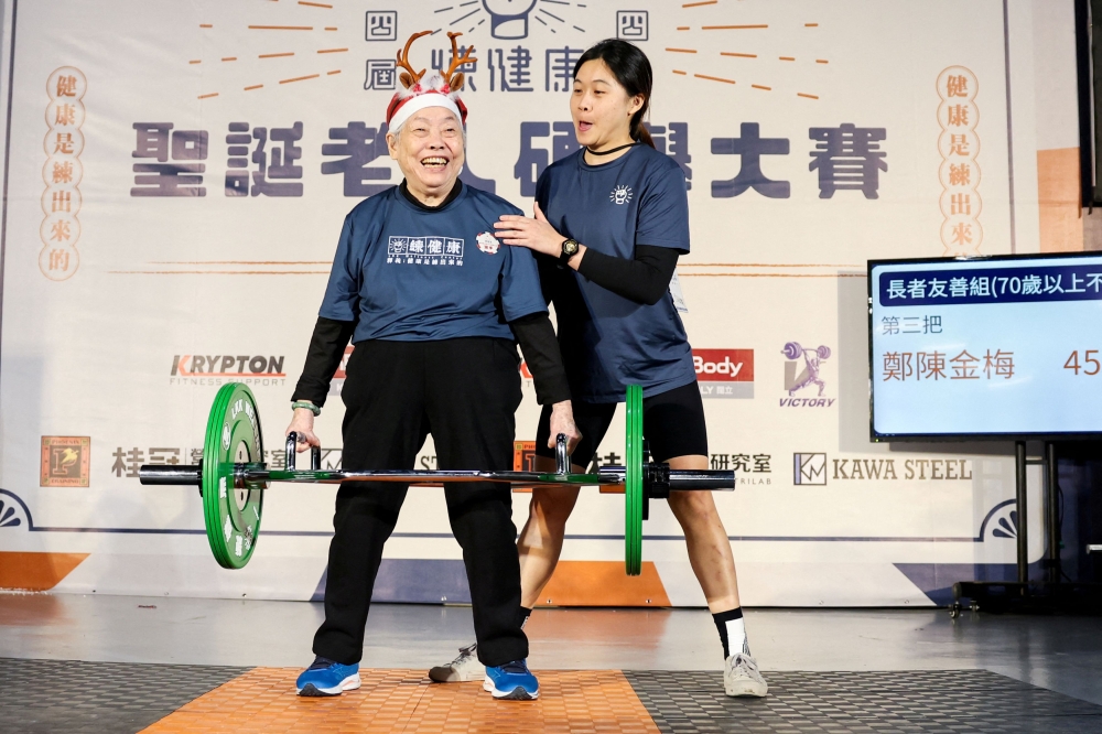 Lifting lives: Taiwan’s 90-year-old weightlifting hero champions health ...